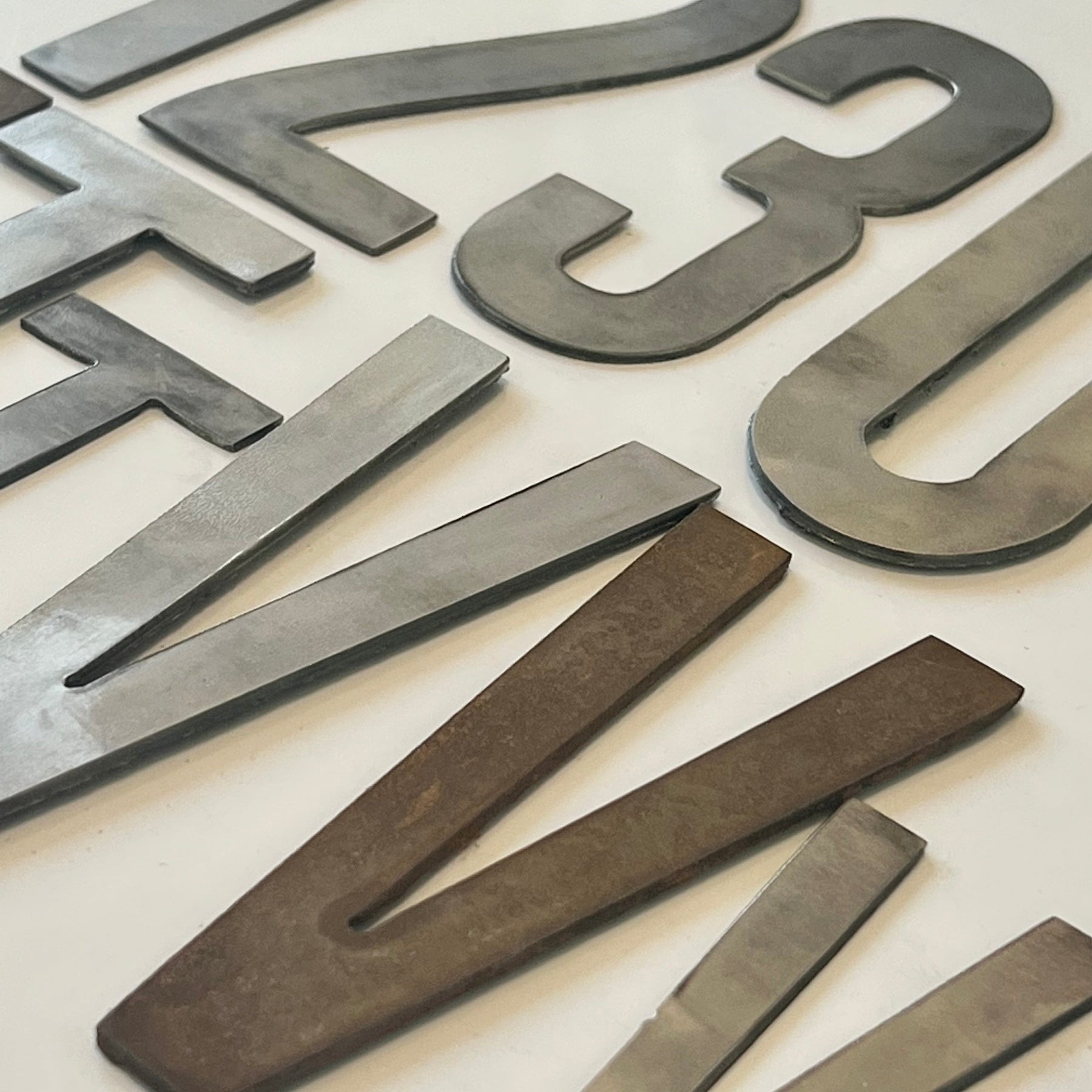 Metal Letters and Numbers – Weathered Finishes LLC