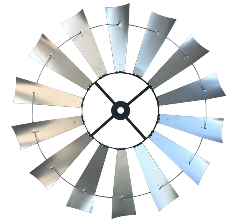 60 Inch NaturaL Steel Windmill Head – Weathered Finishes LLC