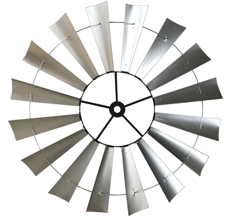 72" Natural Steel Windmill Head – Weathered Finishes LLC