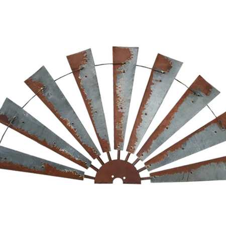 60" Rustic HALF Windmill Head – Weathered Finishes LLC