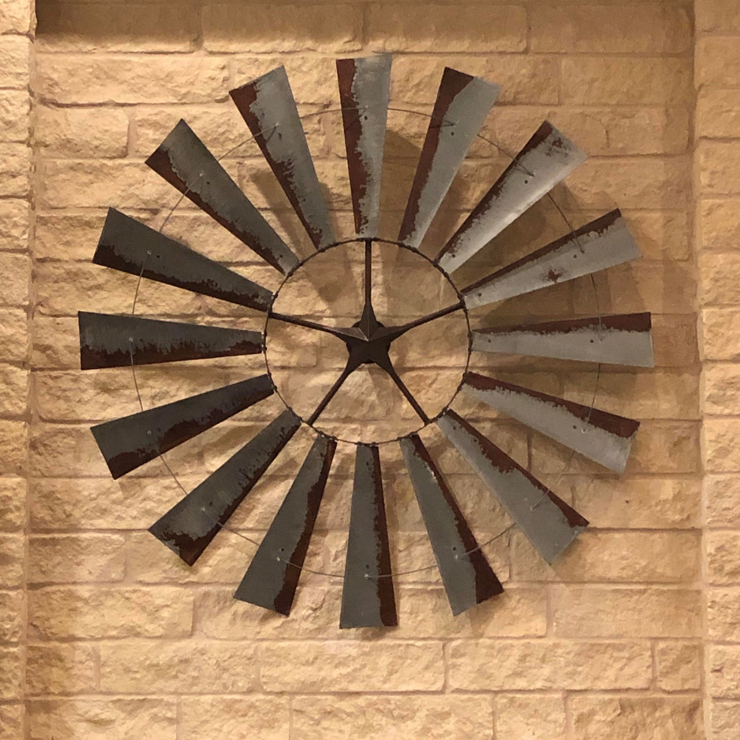 72" Rustic Large Scale FULL Windmill Head – Weathered Finishes LLC